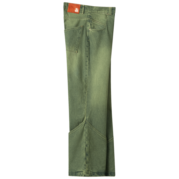 Olive Double Barrel Jeans – *systemic